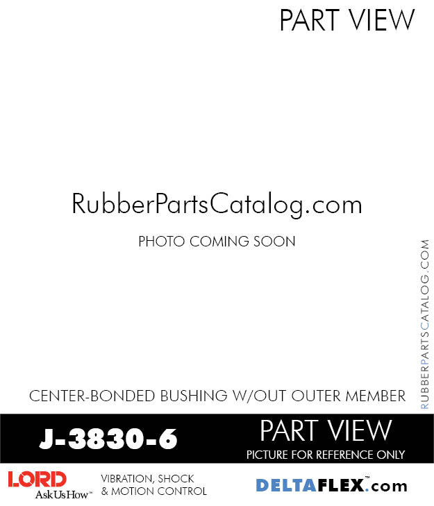 J-3830-6 | LORD Center Bonded Bushing W/Out Outer Member ...
