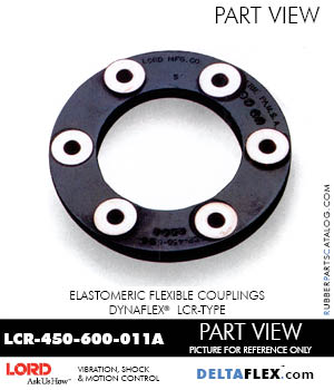 LCR-450-600-011A | LORD Dynaflex Driveline Couplings - LCR Series ...