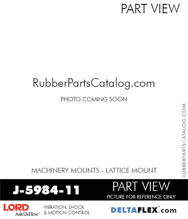 J-5984-11 | LORD Rubber Lattice Mounts | RubberPartsCatalog.com