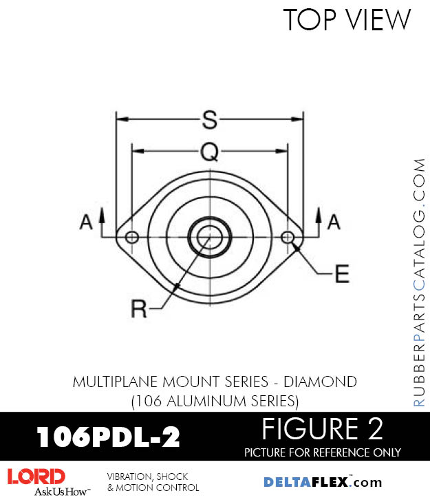 106PDL-2 | Diamond | LORD Multiplane Plateform Mount ...