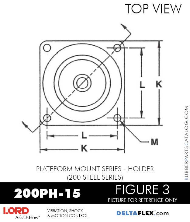 200PH-15 | Holder | LORD Rubber Plateform Mount | RubberPartsCatalog.com