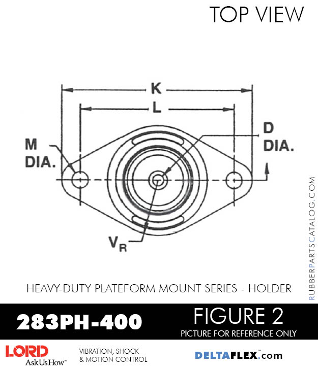283PH-400 | Holder | LORD Heavy-Duty Plateform Mount ...
