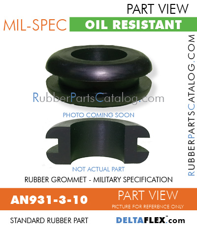 AN931-3-10 | Mil-Spec Rubber Grommet | ARMY/NAVY Specification ...