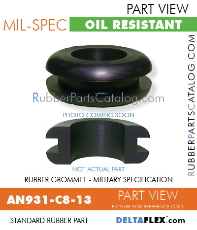 AN931-C8-13 | Mil-Spec Rubber Grommet | AN931 Alternate Part ...