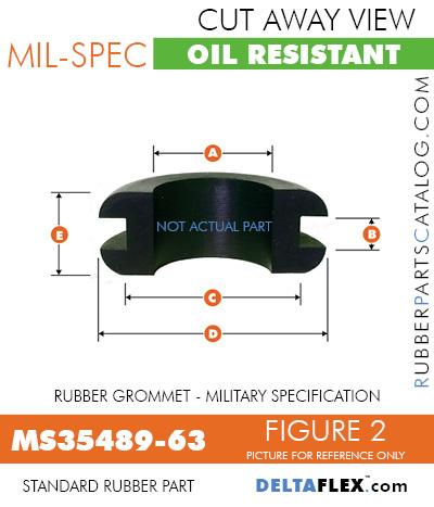 MS35489-63 | Mil-Spec Rubber Grommet | Military Specification ...