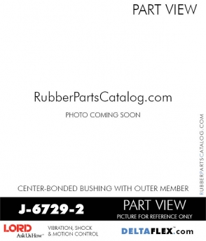 J-6729-2 | LORD Center Bonded Rubber Bushing With Outer Member ...